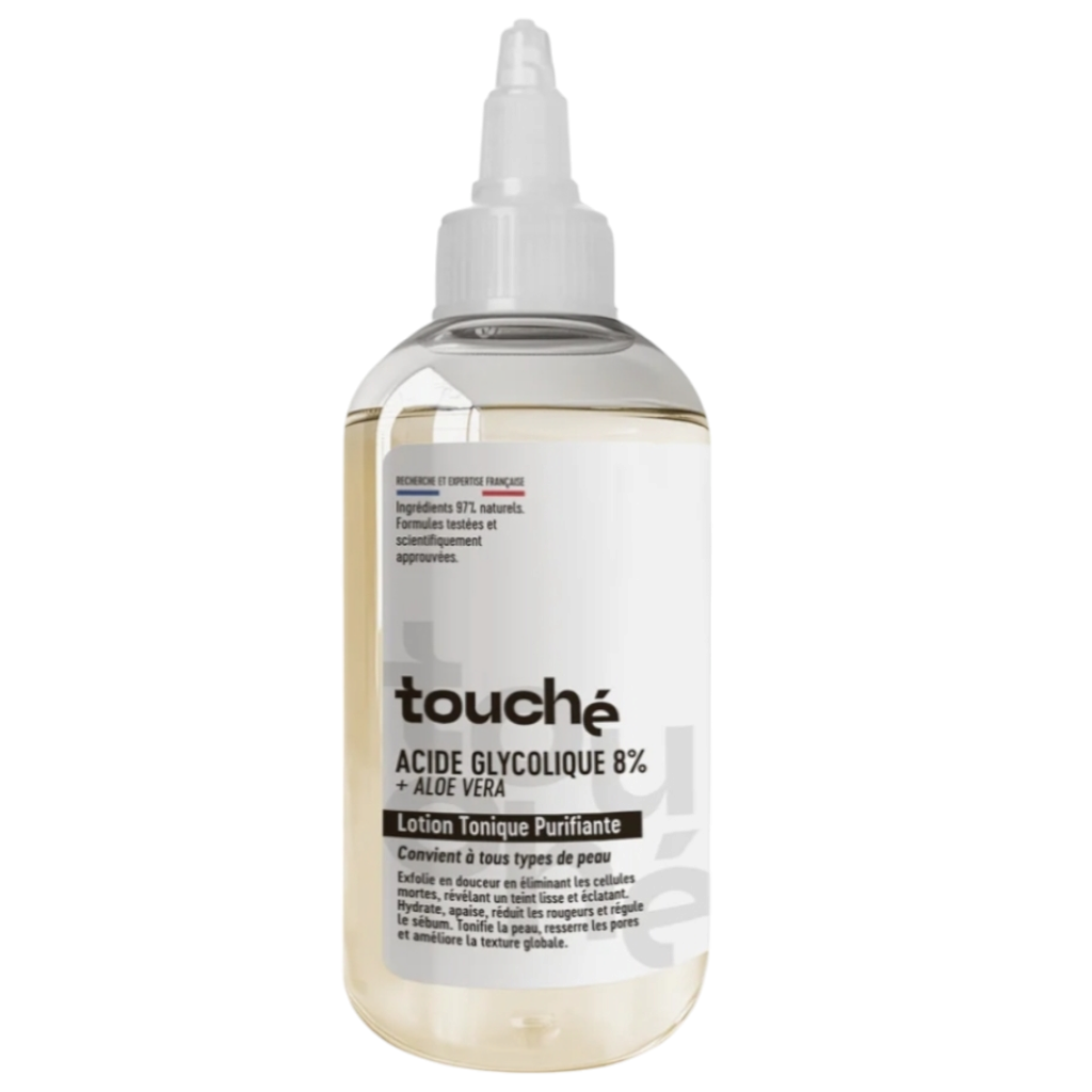 Touché Sérum Acide Glycolique 8% +Aloe Vera Lotion Tonique Purlflante – ADIBA