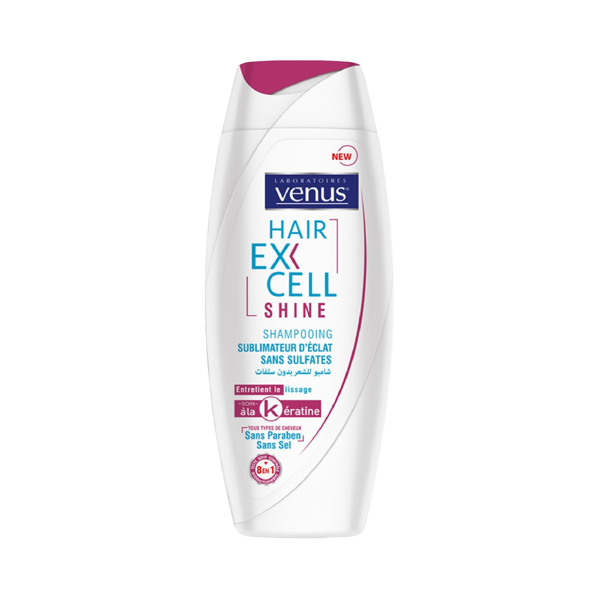 Venus Hairexcell Shine Shampoing Sublimateur D'Éclat Sans Sulfate – ADIBA